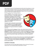 Elements of Drama | PDF | Plot (Narrative) | Monologue