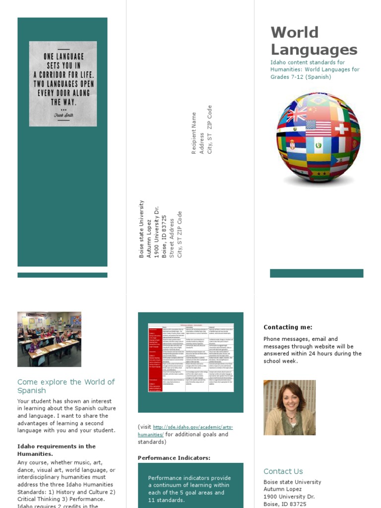 Tri Fold Brochure Edtech | PDF | Humanities | Educational Technology