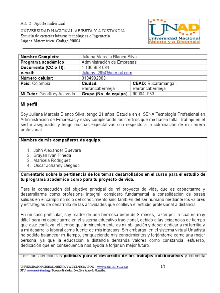 953 - Juliana - Blanco para Guia Act 2 | PDF | Science | Ciencia (general)