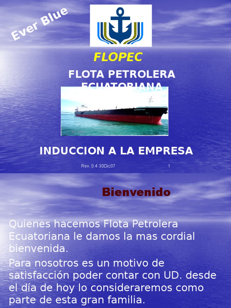 Induccion A Flopec | PDF | Liderazgo | Calidad (comercial)