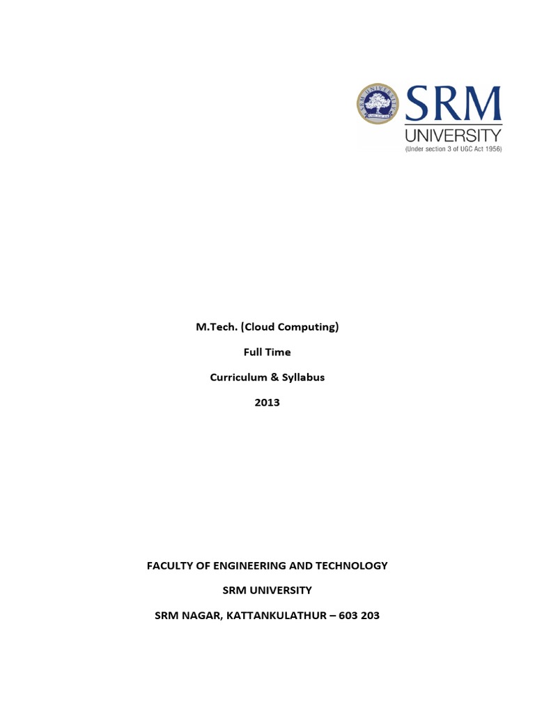 M Tech Cloud Computing 2013 | PDF | Spring Framework | Cloud Computing