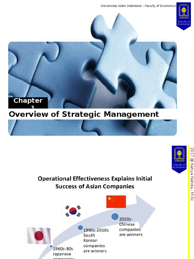 Chapter 1-Overview of Strategic Management | PDF | Strategic Management ...