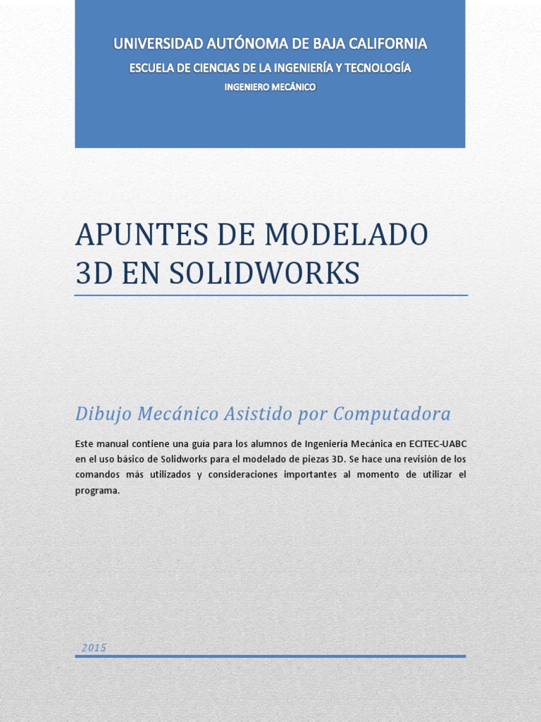 Practica de Solidworks | Point and Click | Ingeniería | Prueba gratuita ...