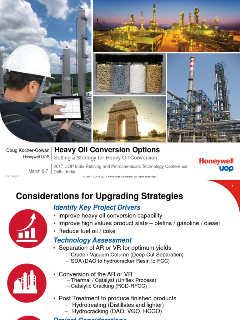 Heavy Oil Conversion Options | PDF | Cracking (Chemistry) | Oil Refinery