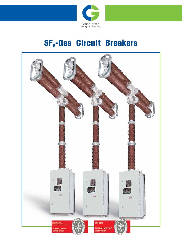 SF6 Circuit Breakers Overview | PDF | Electromagnetism | Electricity