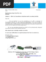 CCTV Quotation by Apr Smart Solution PDF | PDF | Closed Circuit ...