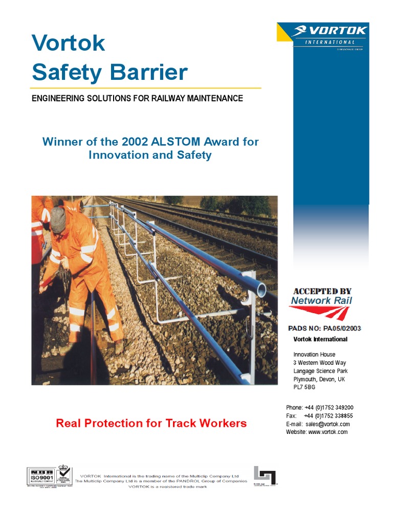 Engineering Solutions for Railway Safety: The Vortok Safety Barrier ...