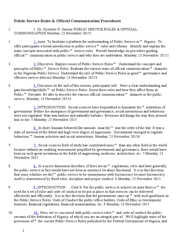 Public Service Rules | PDF | Civil Service | Secrecy