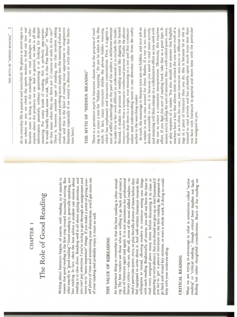 Gardner - The Role of Good Reading | PDF