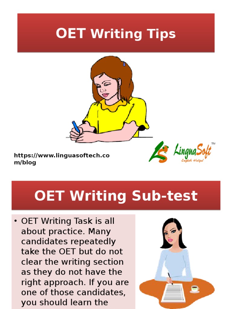 OET Writing Tips | Test (Assessment) | Evaluation
