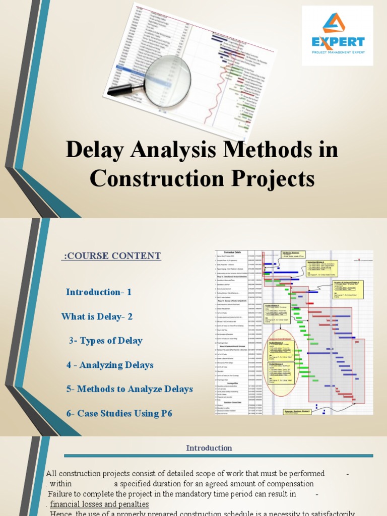Delay Analysis Methods for Construction | PDF | General Contractor ...