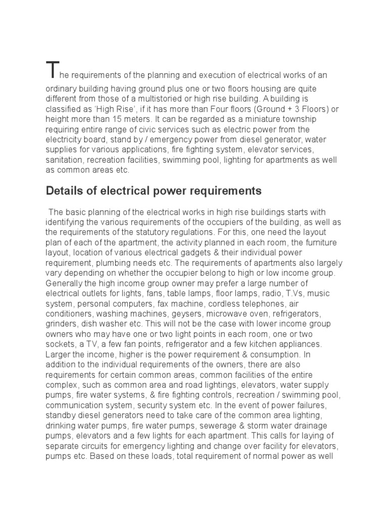 Basics of Electrical Design | PDF | Electrical Substation | Power ...