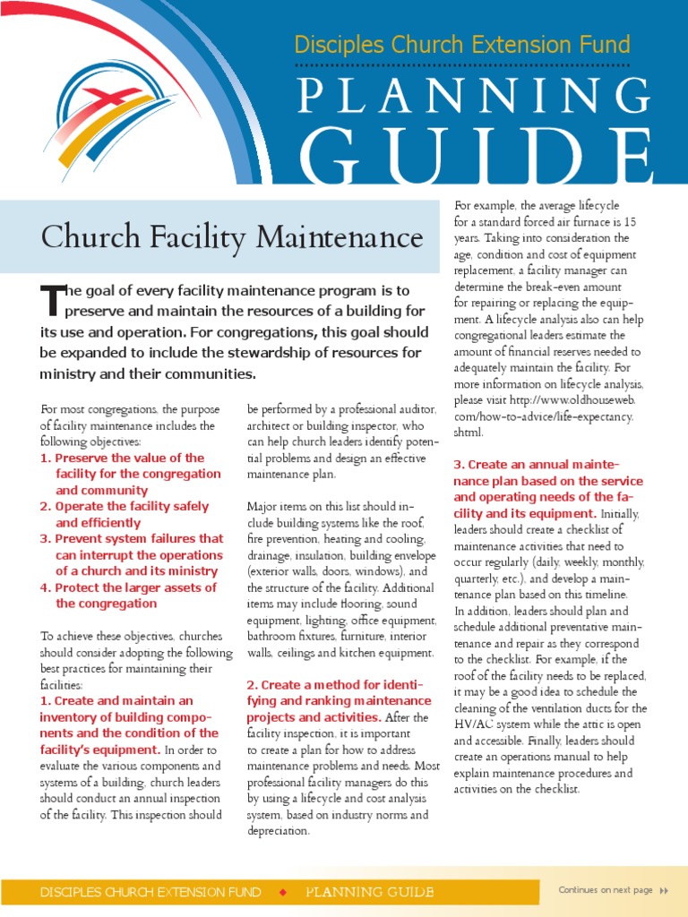 Church Facility Management.pdf | Maintenance | Building Insulation