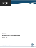 Geotechnical Symbols and Definitions | PDF | Natural Materials ...