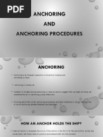 Barge Anchor Handling Procedure | PDF | Anchor | Manufactured Goods