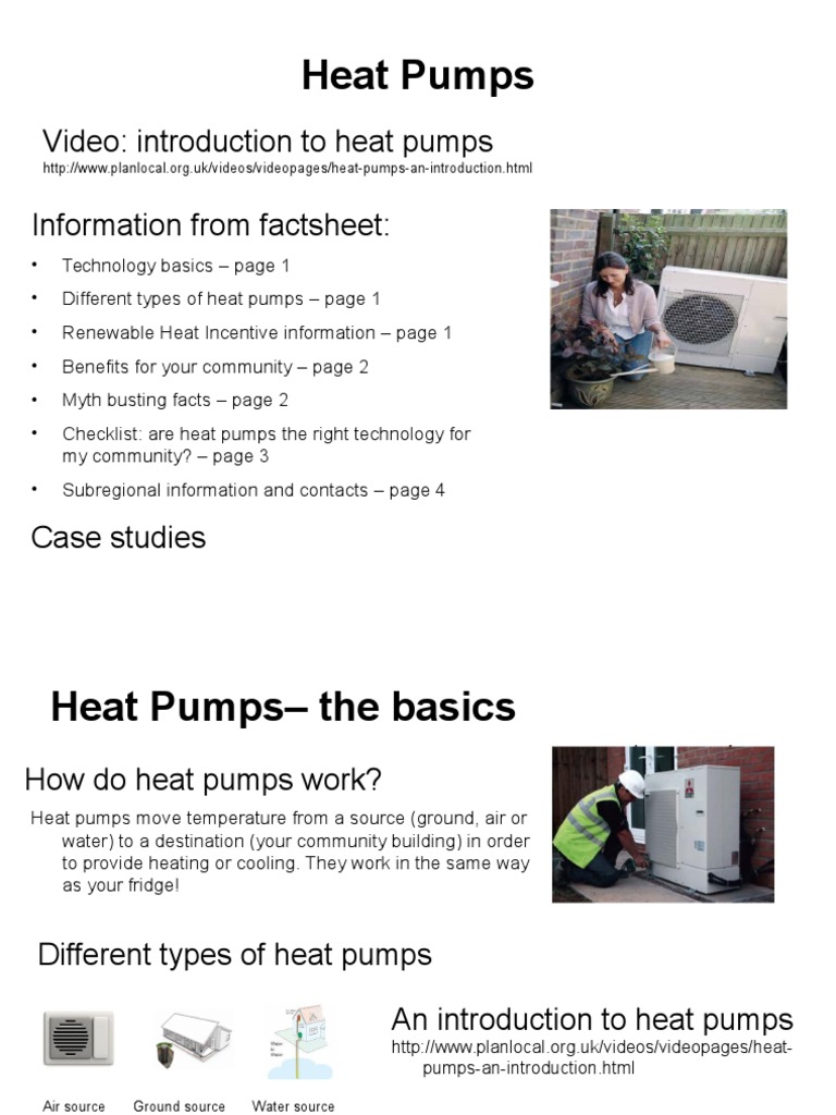 Heat Pumps Slides - 0 | Download Free PDF | Heat Pump | Pump