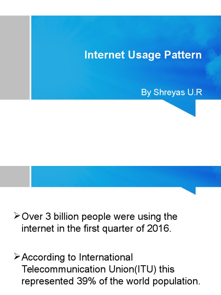 Internet Usage Trends 2016 Insights | PDF