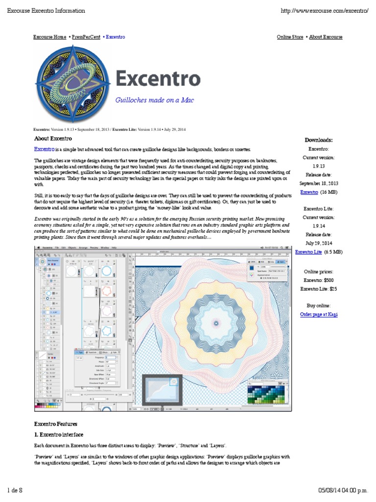 Excourse Excentro Information | PDF | Mac Os | Operating System