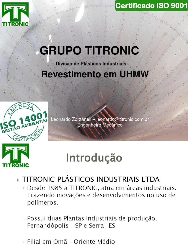 Grupo Titronic - Apresentação Revestimento | Download grátis PDF ...
