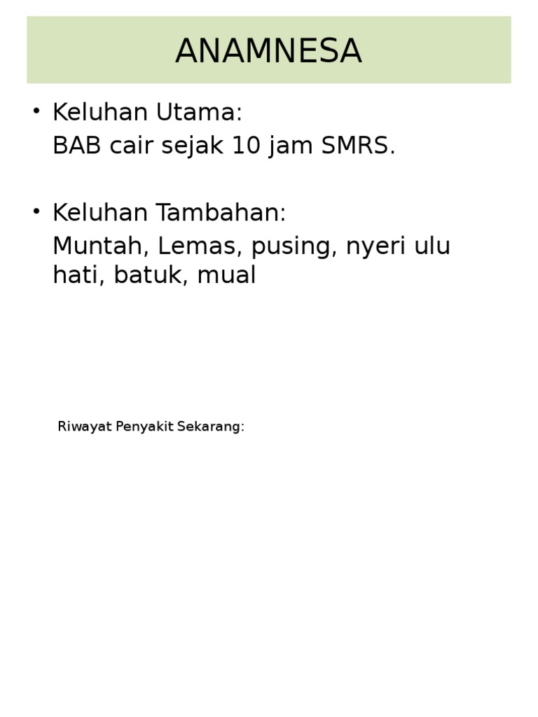 Contoh Morning Report | PDF