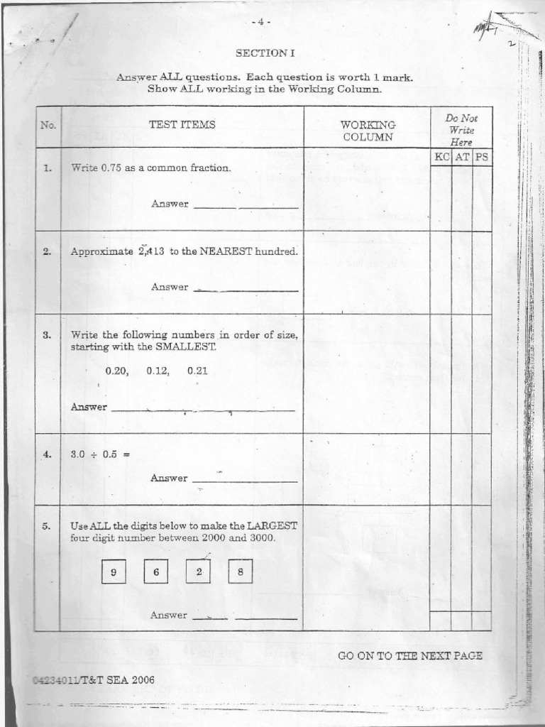 Sea Mathematics 2006 | PDF | Geometry | Elementary Geometry