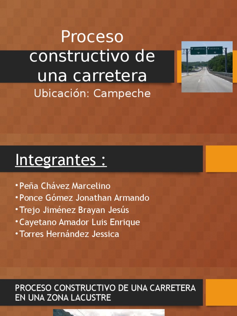 Proceso Constructivo de Una Carretera | PDF
