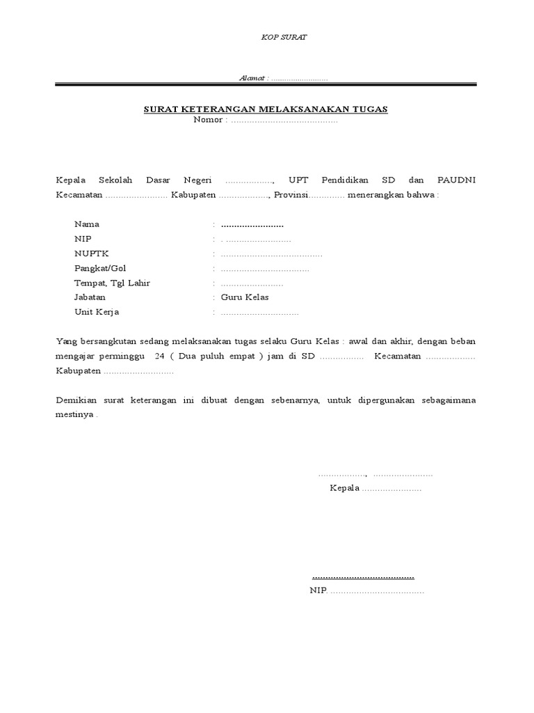 Contoh SKMT | PDF