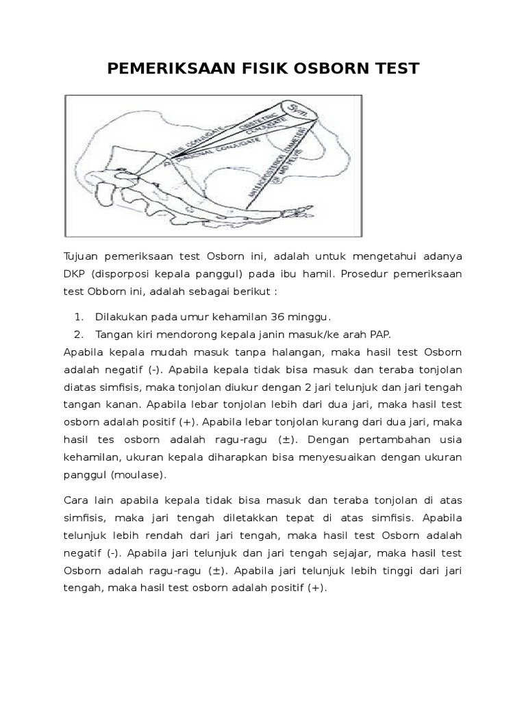 Pemeriksaan Fisik Osborn Test | PDF