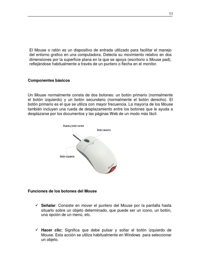 Teoria El Mouse I - Introduccion | PDF