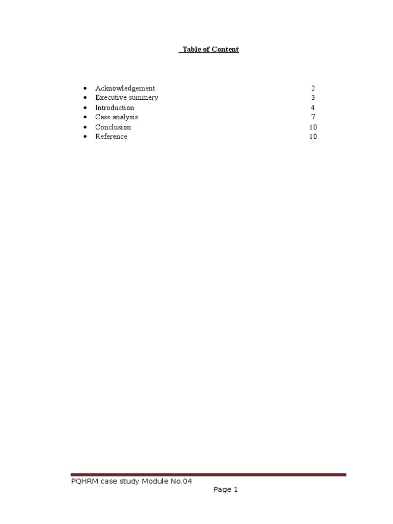 Case Study | PDF | Strategic Management | Swot Analysis