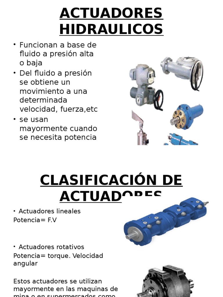 Actuadores Hidraulicos | PDF