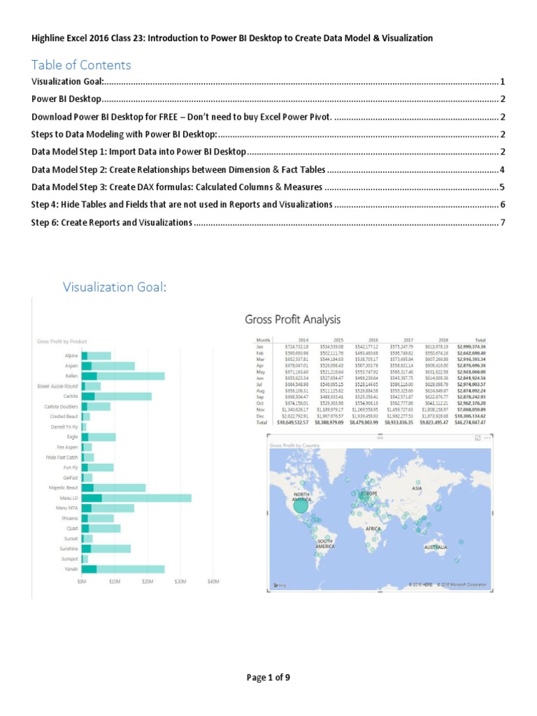 Highline Excel 2016 Class 23 Power BI Desktop | PDF | Business ... Highline Excel 2016 Class 23 Power BI Desktop | PDF | Business ...