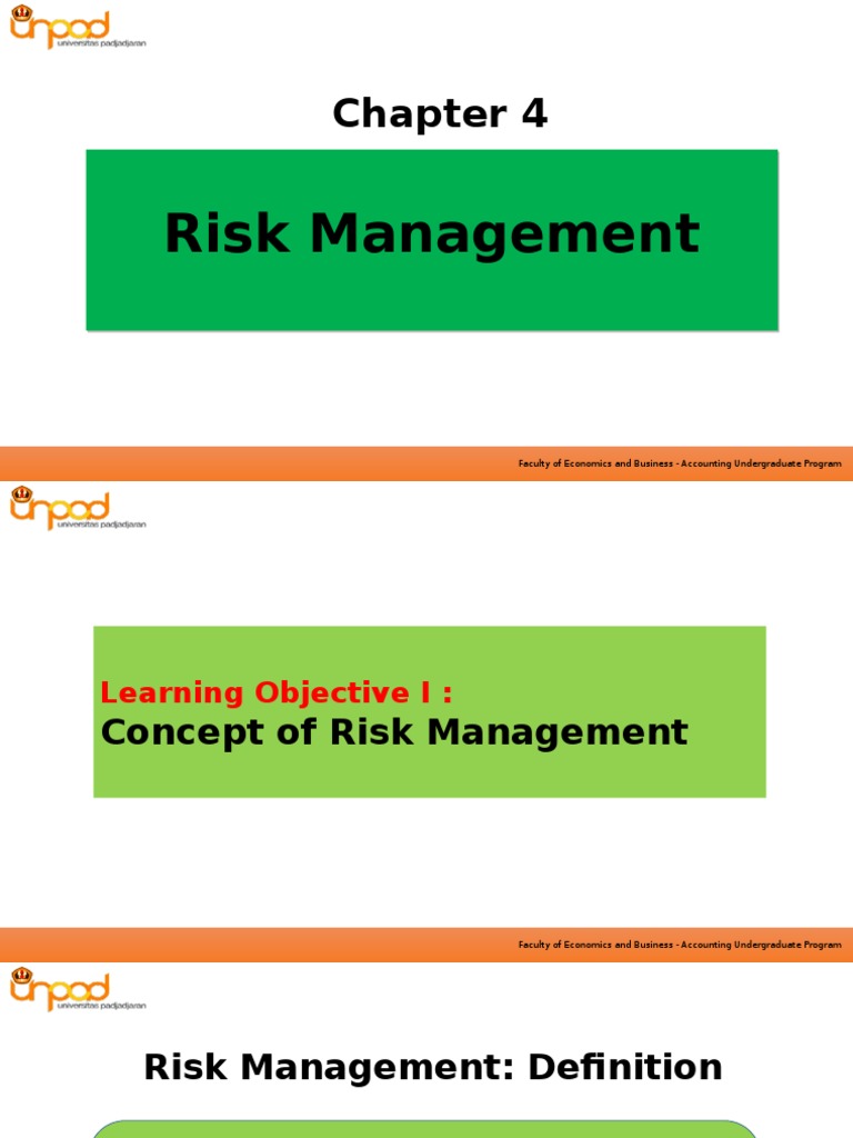 Chapter 4 - Risk Management | PDF