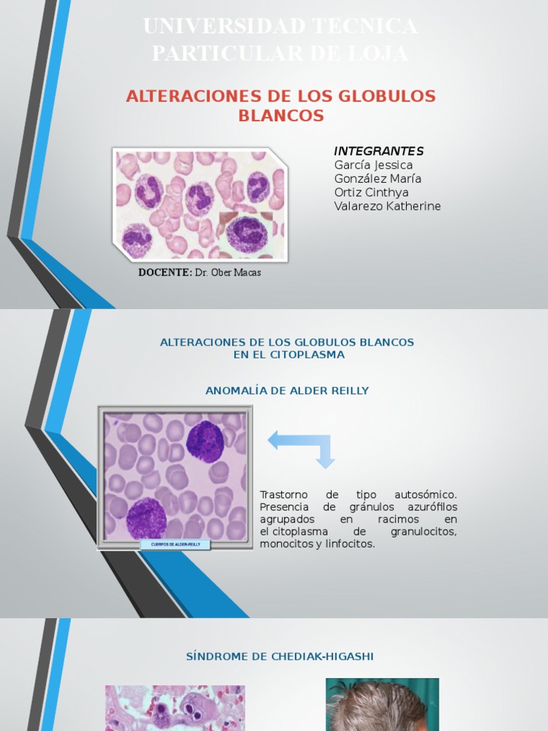 Alteraciones Globulos Blancos en El Citoplasma | PDF | Leucocito | Nucleo celular