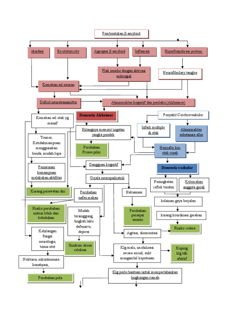 Pathway Demensia dan Alzheimer pada Lansia | PDF