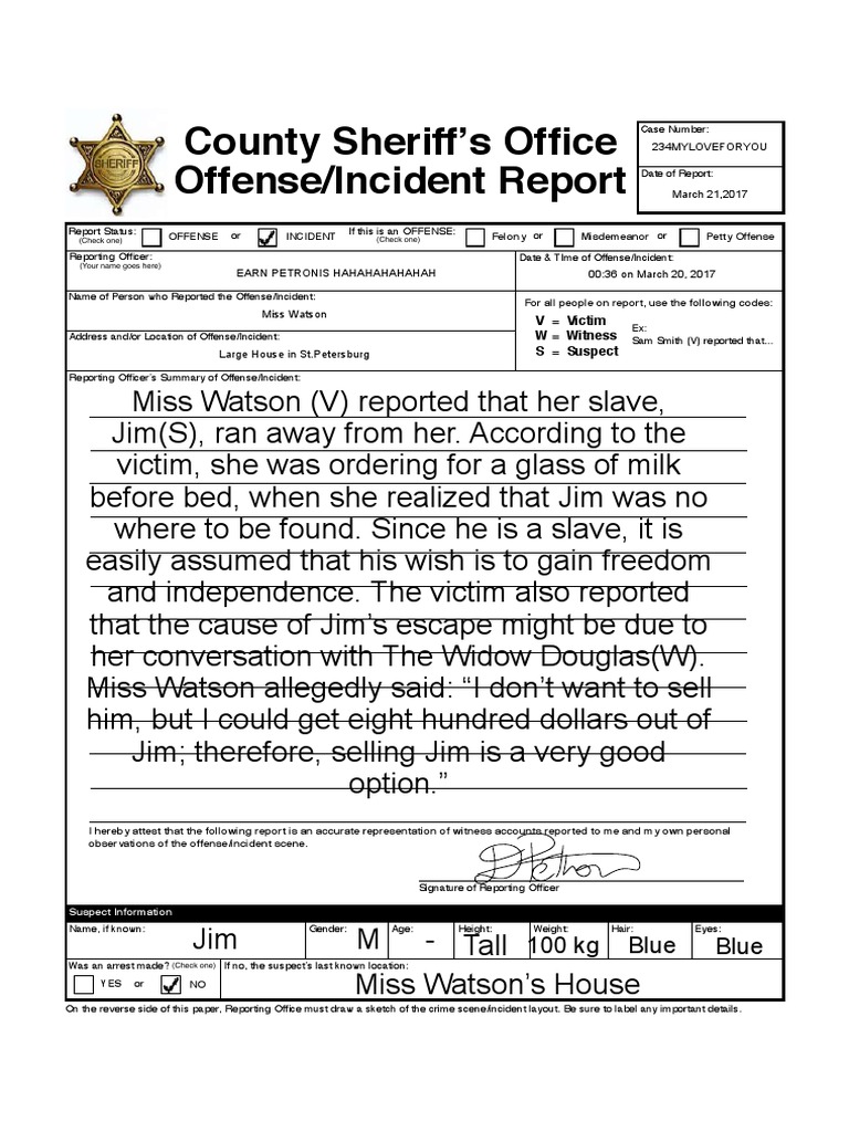 Police Report | PDF | Crime & Violence | Crime Thriller