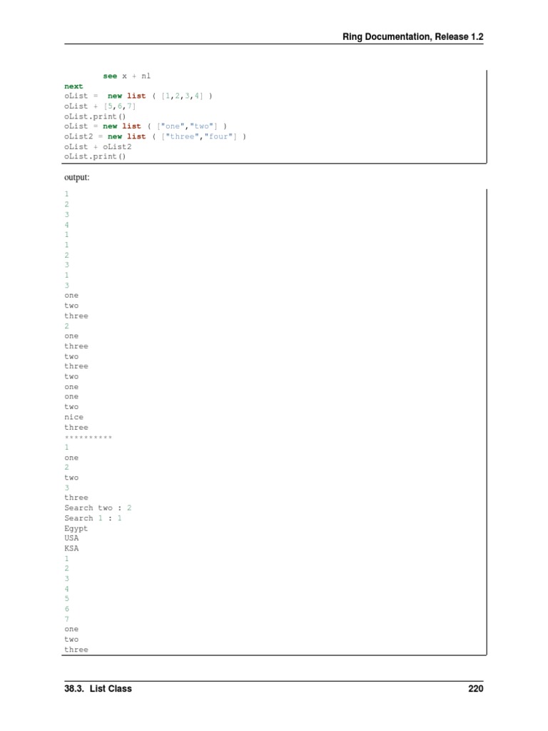 Ring Language Class Guide | PDF | Trigonometric Functions | Sine
