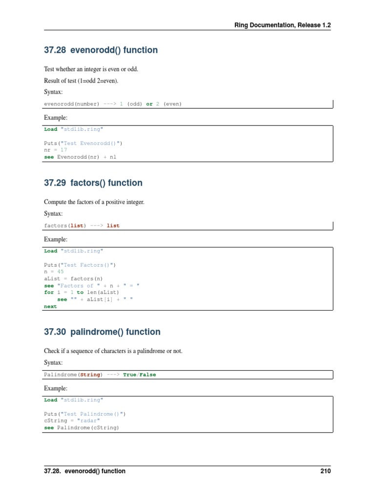 Ring Programming Language Book - Part 24 of 84 | PDF | String (Computer ...