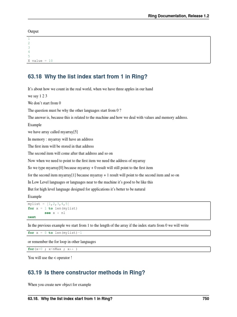 Ring Programming Language Book - Part 78 of 84 | PDF | Class (Computer ...