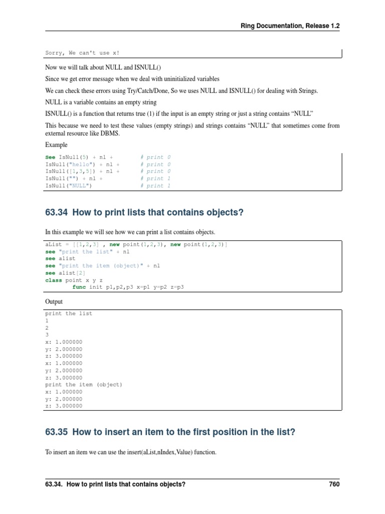 Ring Programming Language Book - Part 79 of 84 | PDF | Library ...