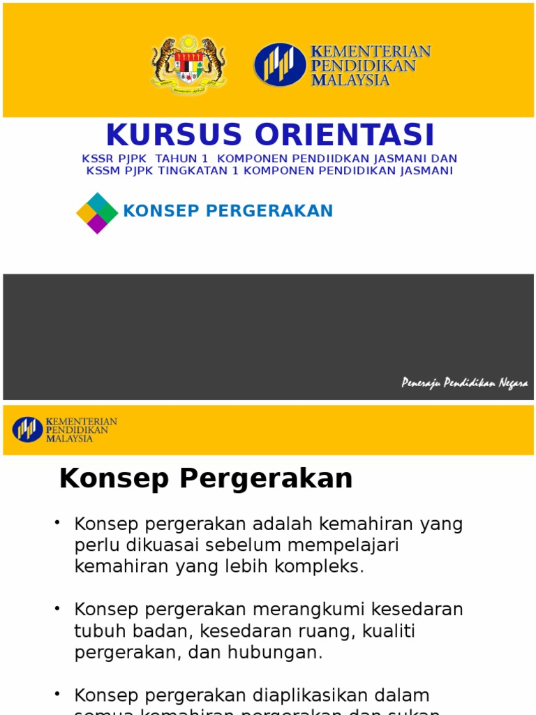 5 I Konsep Pergerakan Komponen PJ | PDF