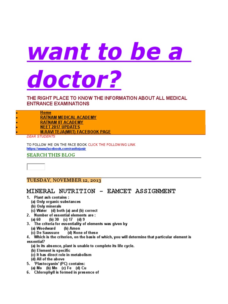 Want To Be A Doctor Pdf Translation Biology Metabolism