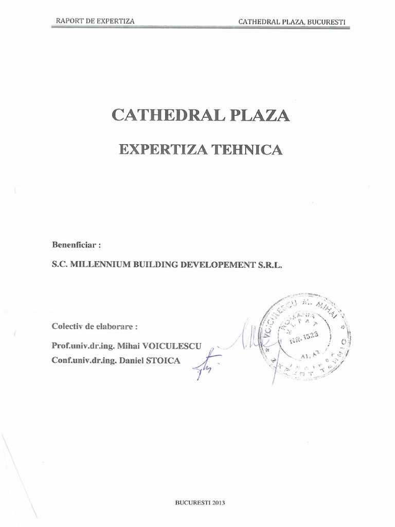 Expertiza Tehnica Mihai Voiculescu PDF | PDF