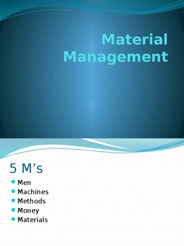 Material Management | PDF | Inventory | Procurement