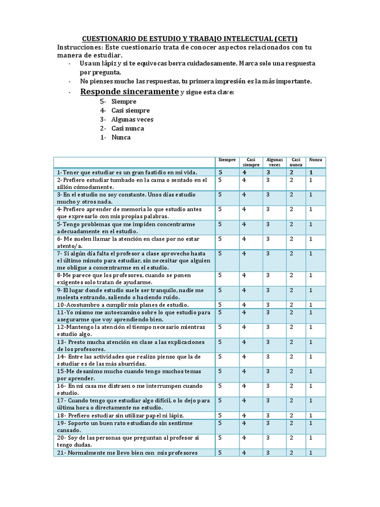 1 - Ceti | PDF | Memoria | Ocio