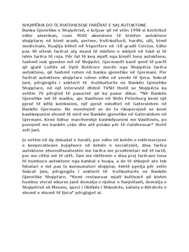 Flora Ne Shqiperi | PDF