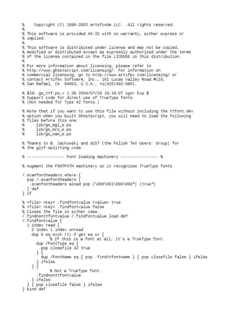 Gs TTF | PDF | Typefaces | Character Encoding