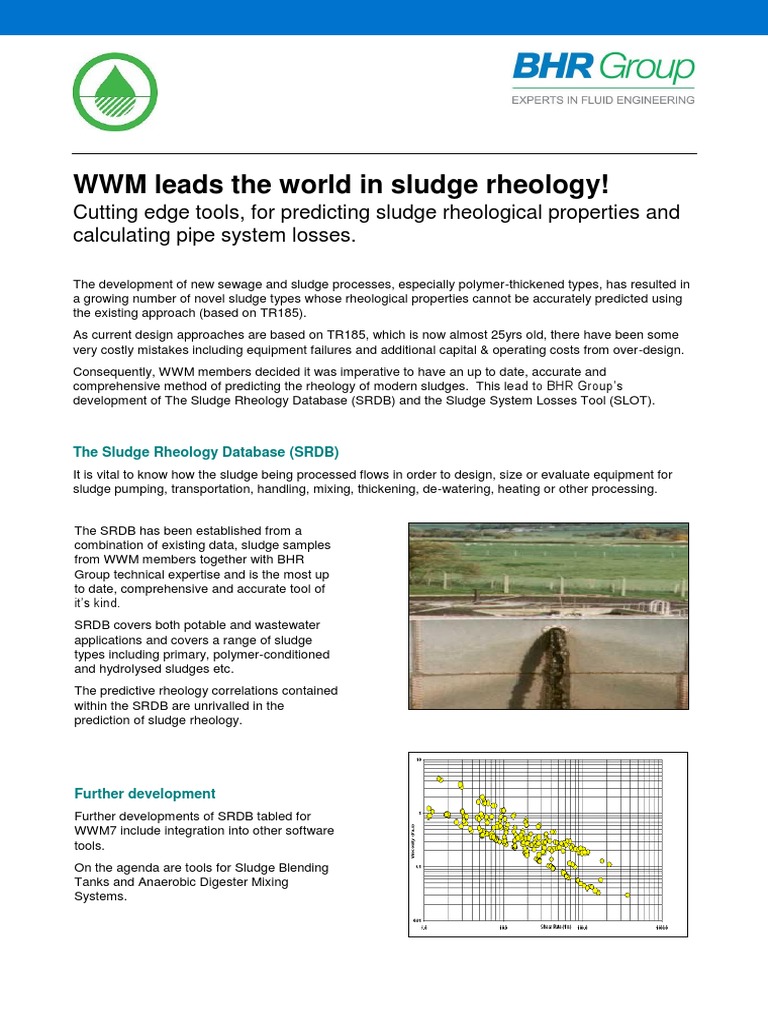 Sludge Rheology Design Tools | PDF | Rheology | Sewage Treatment