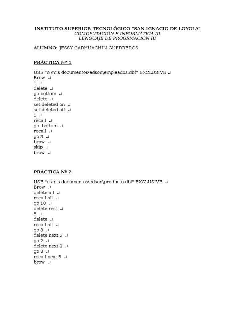 Instituto Superior Tecnológico "San Ignacio de Loyola": Comoputación E ...