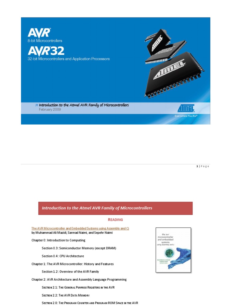 02 Intro Microcontroller | Download Free PDF | Instruction Set | Central Processing Unit